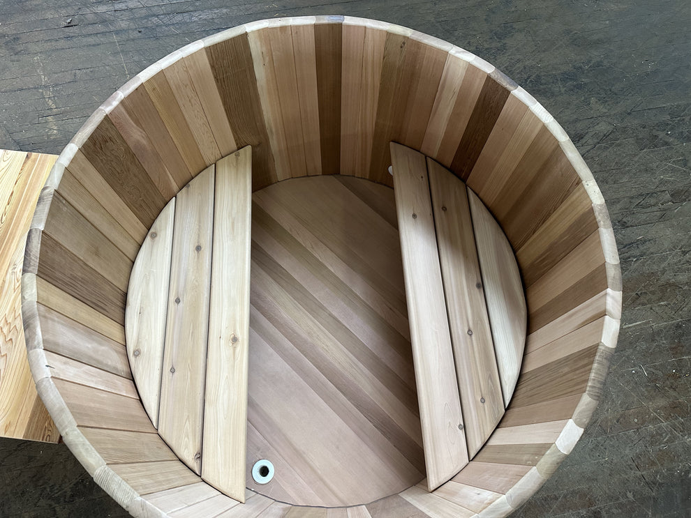 4’ Cedar Wood Spa / Hot Tub * Seats 1-2 – Satori Cedar Spas